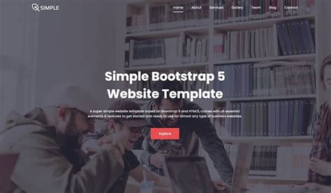 Лучшие бесплатные шаблоны Bootstrap 5 ч3