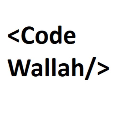 Code Wallah Youtube