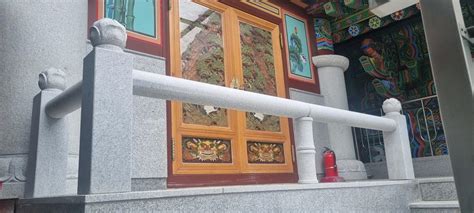 연화 대기둥 및 석재 난간 제작 및 설치 석재난간