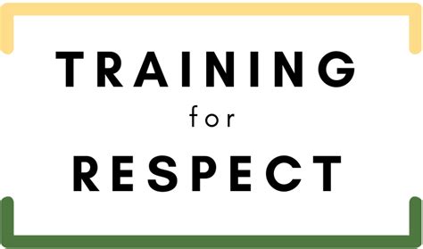 Training For Respect