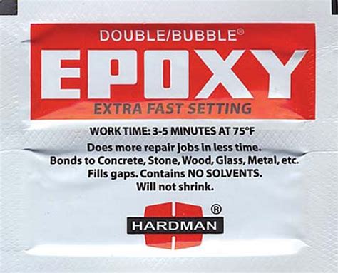 Double Bubble Epoxy Pack Treelineusa