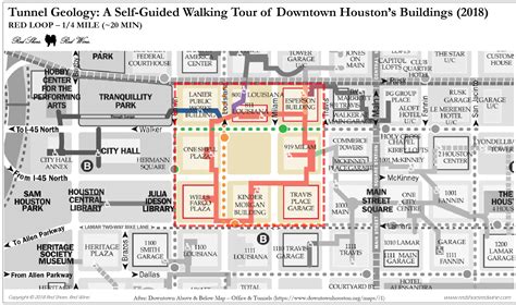 Tunnel Geology A Self Guided Walking Tour Of Downtown Houstons