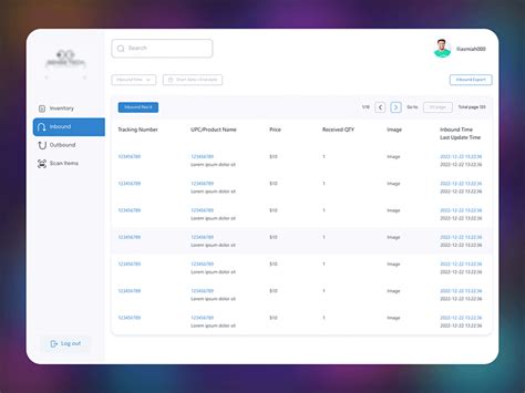 inventory management system ui design by ilias miah on dribbble