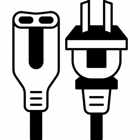 Ac Power Cord Plug Electronic Icon Download On Iconfinder