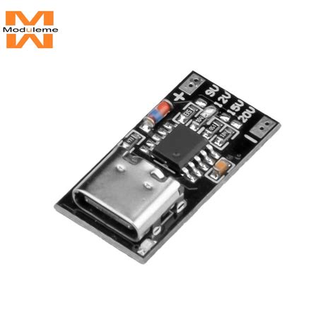 USB C PD Trigger Board Module PD QC Decoy Board Fast Charge USB Type C To V DC Boost Module