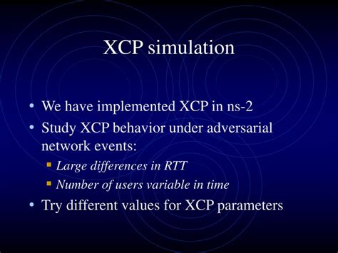 Ppt Stability Of Congestion Control Algorithms Using Control Theory With An Application To Xcp