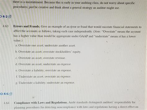 Solved There Is A Misstatement Because This Is Early In