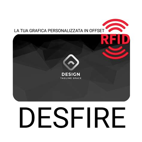 CARD RFID MIFARE DESFIRE K MHZ ISO OFFSET