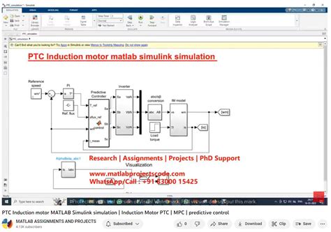 Ptc Induction Motor Matlab Simulink Simulation