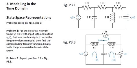 Solved Modelling In Thetime Domainstate Space
