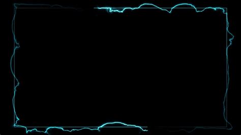 Abstract Animated Light Neon Effect Rectangle Frame Loop Background For Presentation 19834820