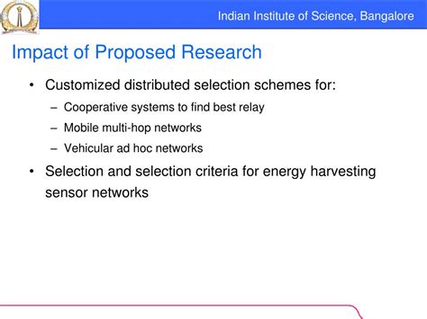 ppt selection criteria and distributed selection algorithms in
