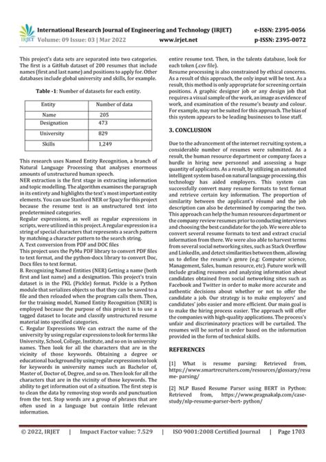 Resume Parser With Natural Language Processing Pdf
