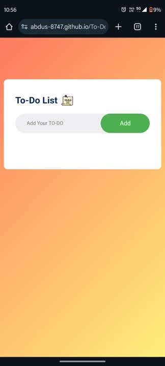 Abdus Samad Shamsi On Linkedin Javascript Webdevelopment Learningjourney Todoapp Coding