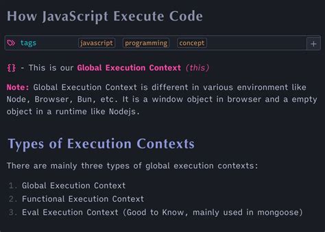 Article On Javascript Code Execution By Hitesh Choudhary Vasu Jain