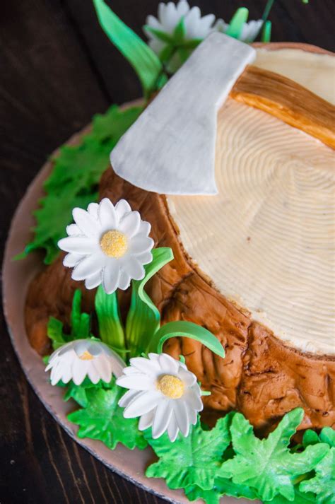 Tree Stump Birthday Cake CakeCentral Com