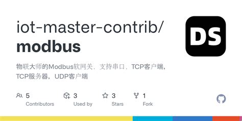Github Iot Master Contribmodbus 物联大师的modbus软网关，支持串口，tcp客户端，tcp服务器，udp客户端