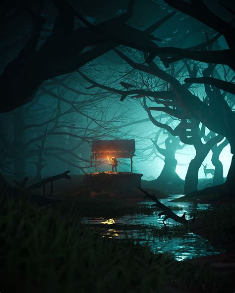 Spooky Night Finished Projects Blender Artists Community