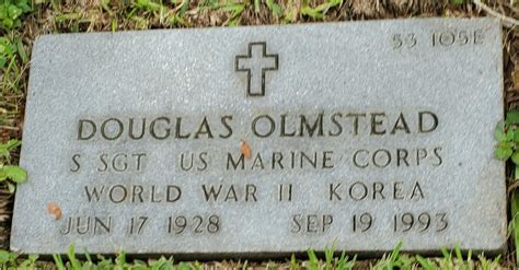 Douglas Olmstead 1928 1993 Memorial Find A Grave