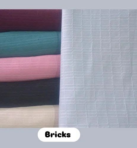 Bricks Knitted Fabric At ₹ 199kg Surat Id 2858223324930