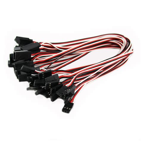 20pcs 1181inch 30cm 300mm Rc Servo Extension Cord Cable Wiring Lead