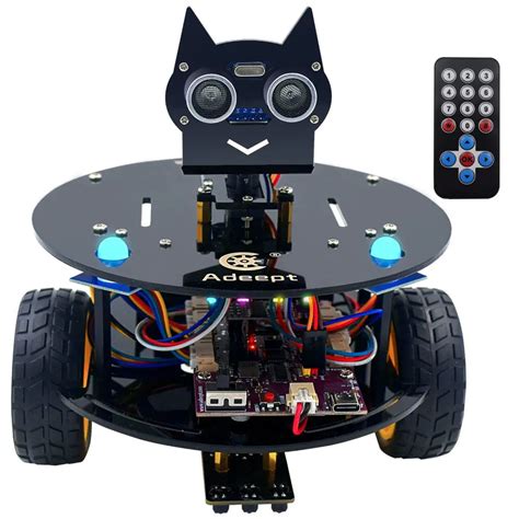 Adeept Smart Car Kit Compatible W Arduino Ide Robotshop