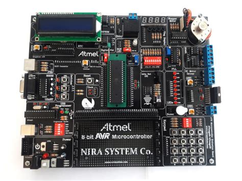 برد آموزشی میکروکنترلر Avr نیراشاپ Nirashop