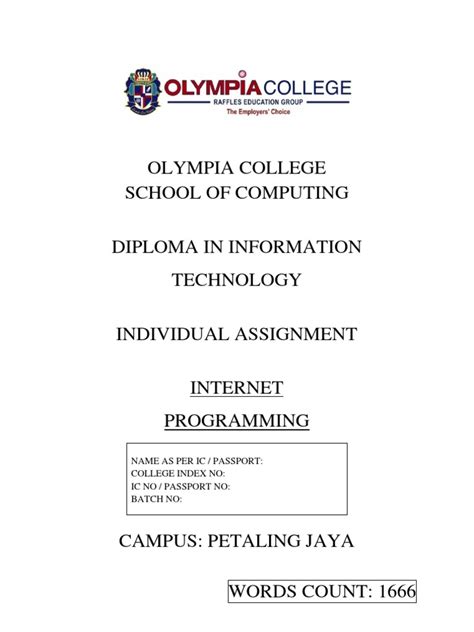 Assignment Internet Programming A Pdf Search Engine Marketing