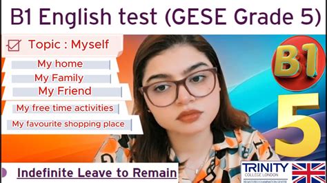 Full Test B1 English Test Gese Grade 5 Selt British Citizenship