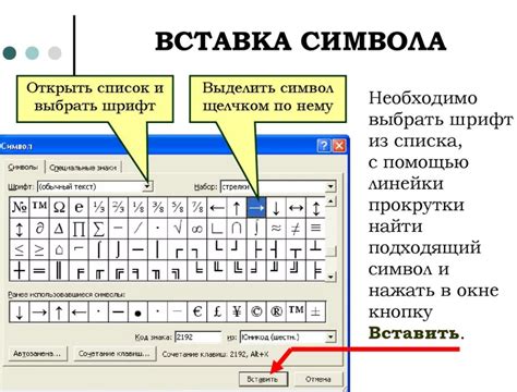 Вставка символа в Word Вставка символа в Word Word