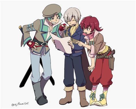 Ruca Milda Spada Belforma And Iria Animi Tales Of And 1 More Drawn