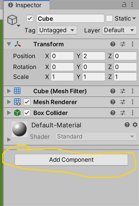 How Do You Add Rigid Body To This Object Questions And Answers Unity Discussions