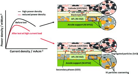 Schematic Representation Of The Anode Supported Ft Sofc Degradation Download Scientific Diagram