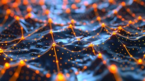 A Network Of Interconnected Nodes And Lines Representing A Neural Network Highlighting The