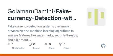 fake currency detection with machine learning algorithms and image