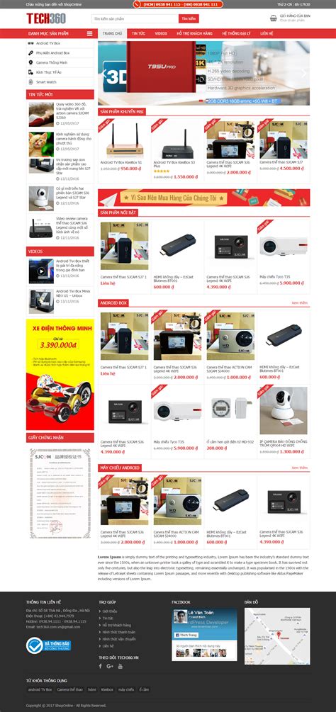 Web bán hàng online Lê Văn Toản