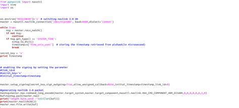 Enabling Mavlink Packet And Signing With Pymavlink Library Arducopter Ardupilot Discourse