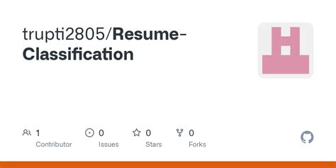 Github Trupti2805resume Classification