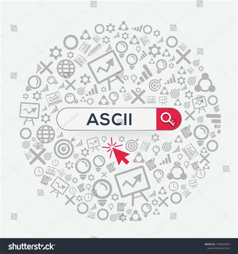 Ascii Mean American Standard Code Information Stock Vector Royalty Free 1765644347 Shutterstock