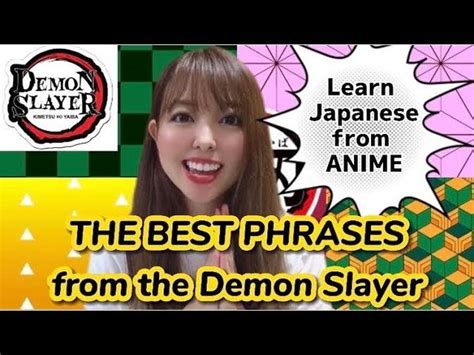 【demon Slayer】learn Japanese From Anime 【3 Phrases】 Videos Mochi Real Japanese Gan Jing