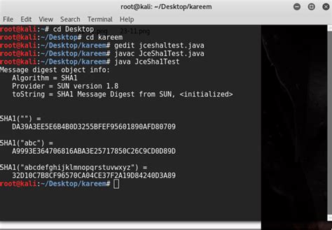 IMPLEMENTATION OF SHA ALGORITHM Using JAVA