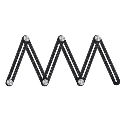 10 Inch Contour Gauge Green Lockable Shape Radial Ruler Profiling Gauge