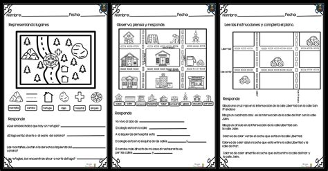 Sencillas Fichas Para Trabajar Sobre Plano Actividades De Infantil Y