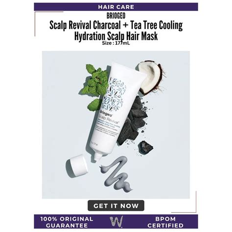 Jual Briogeo Scalp Revival Charcoal Tea Tree Cooling Hydration Scalp Hair Mask Shopee Indonesia