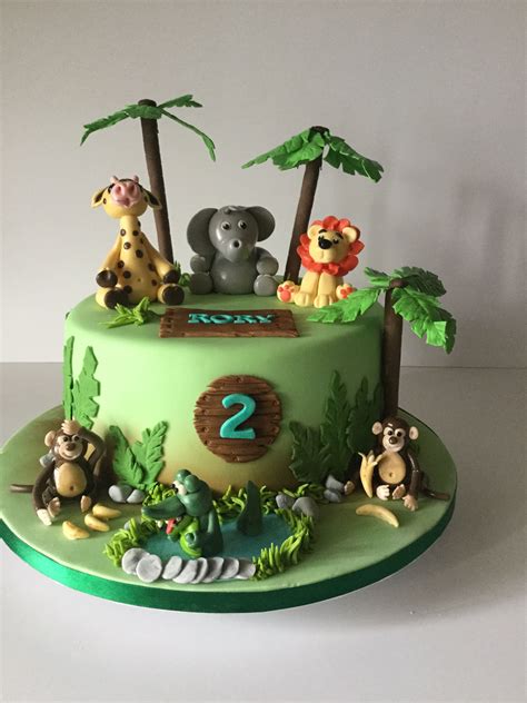Jungle Theme Sheet Cake