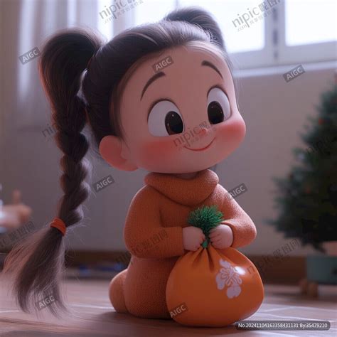 Ai创作图小女孩儿插 馒头姑娘 儿插少女 小女孩公仔卡通头像 开心芒果头像 萌图送福 小米卡通女孩 萌包子娃娃 麻花辫小精灵 柿柿如意卡通包子 3d卡通形象 包子小娃娃 新年形象ip 春节ip