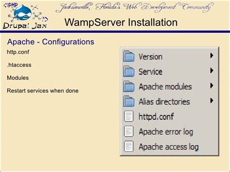 installing wampserver