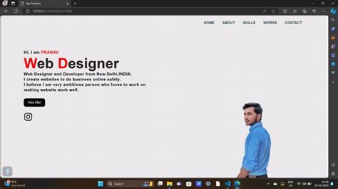 Pranav Pandey On Linkedin Html Css Portfolio Bharatintern Bharatinternship