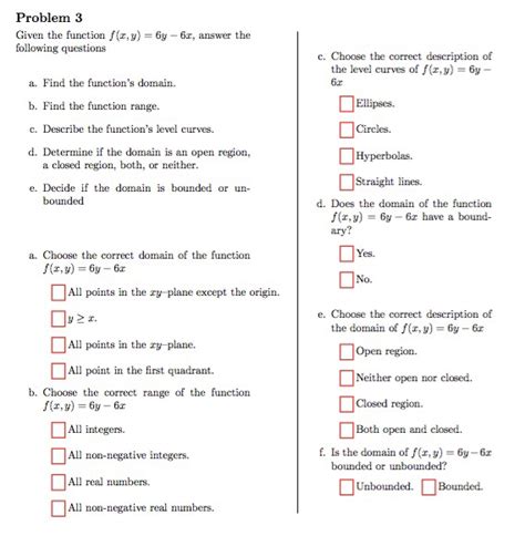 Solved Problem 3 Given The Function Fz Y 6y 6r Answer
