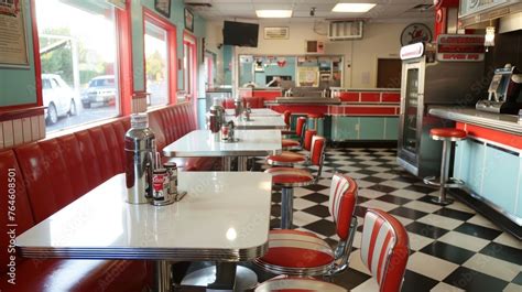 Step Into The Nostalgic Atmosphere Of A Classic American Diner